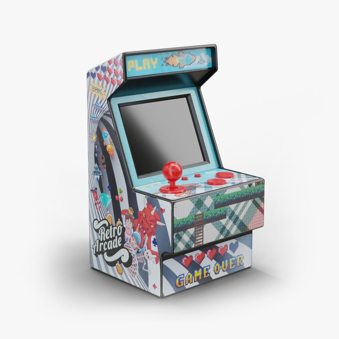 Arcade Machine Retro Miniature Console 3D Model 3D - TurboSquid 2067697