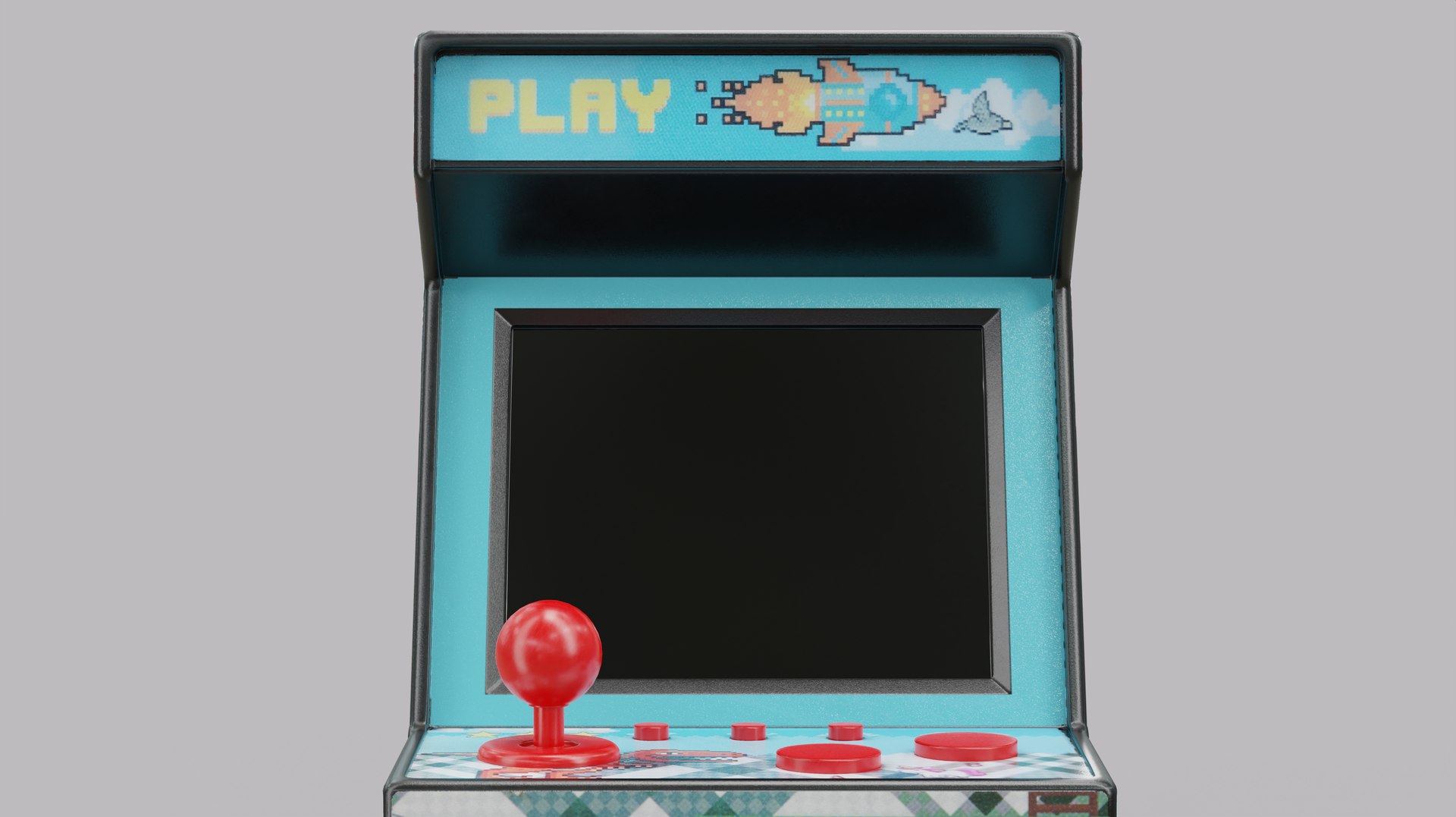 Arcade Machine Retro Miniature Console 3D Model 3D - TurboSquid 2067697