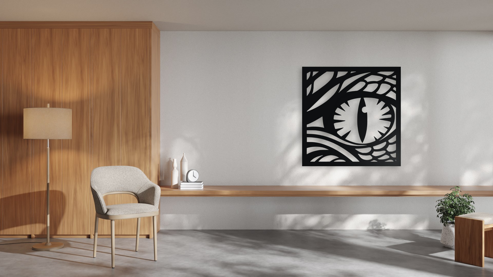 Dragon Eye Wall Decor 3D Model - TurboSquid 2420517