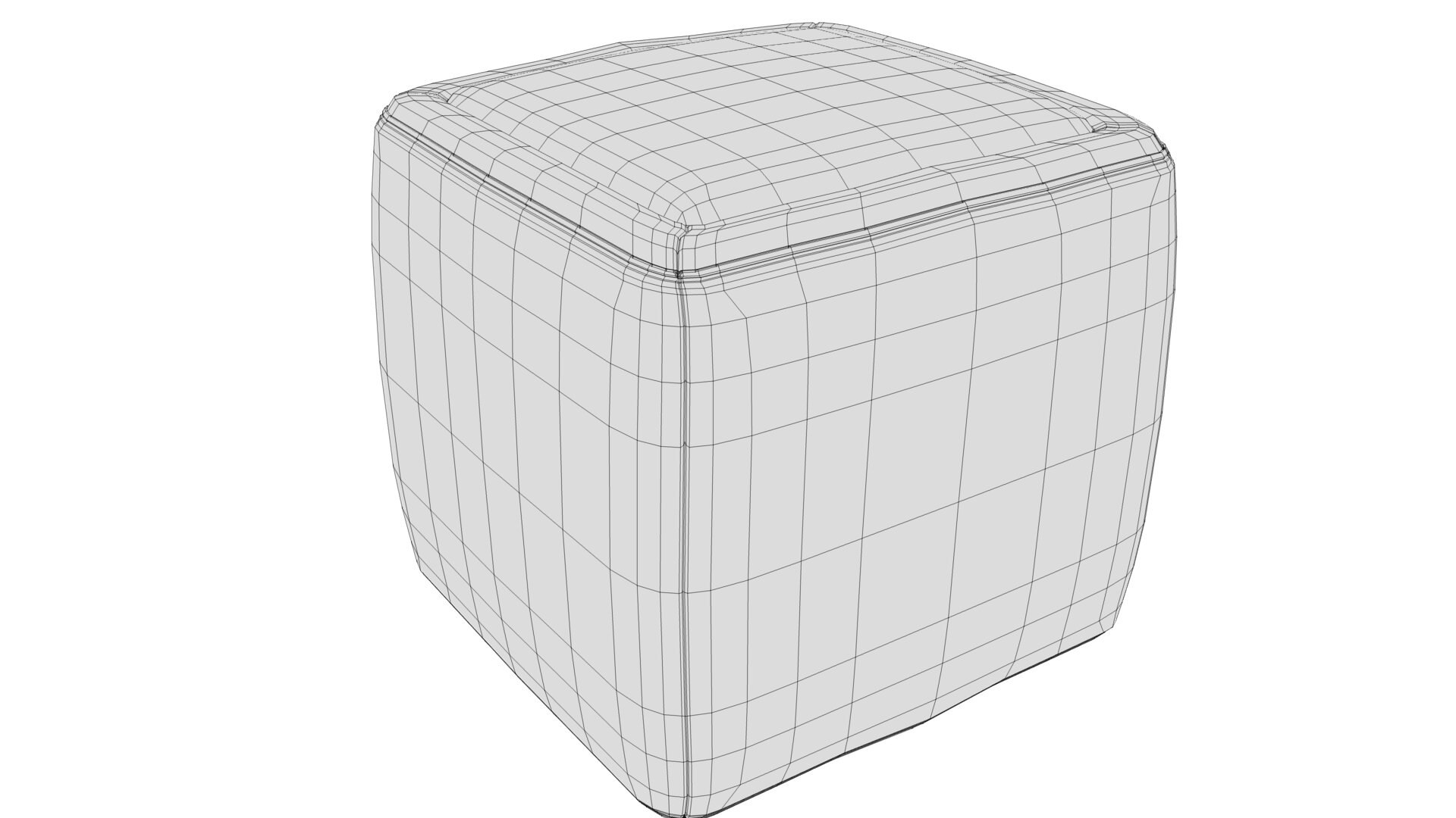3D ottoman modern - TurboSquid 1524955