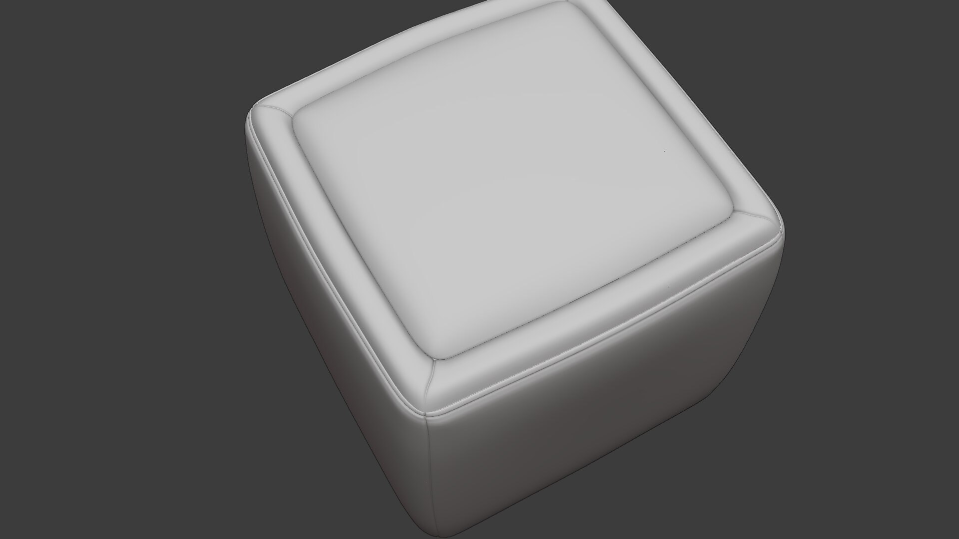 3D ottoman modern - TurboSquid 1524955