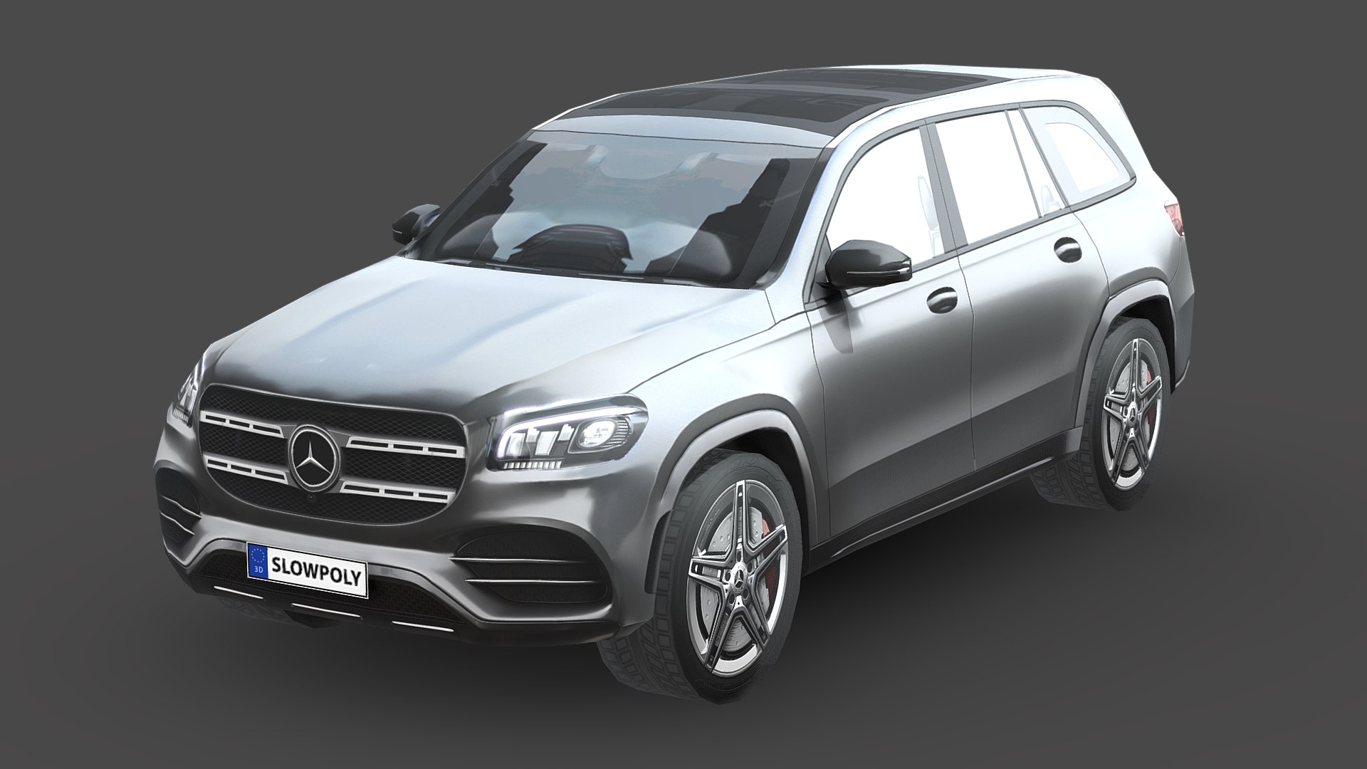 3D Mercedes-Benz GLS Model - TurboSquid 2150339