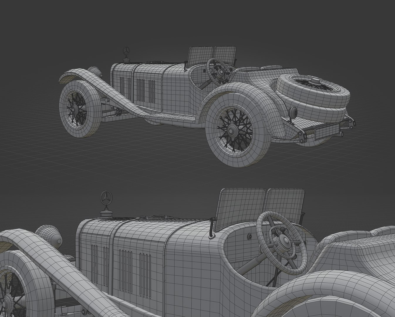 MERCEDES-BENZ SSK 1928 3D - TurboSquid 2139010