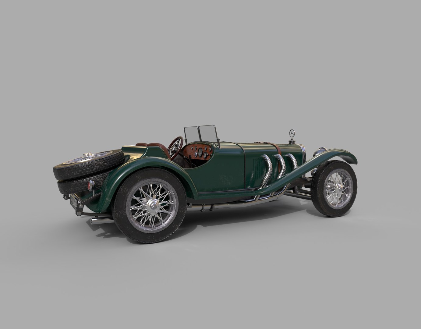 MERCEDES-BENZ SSK 1928 3D - TurboSquid 2139010