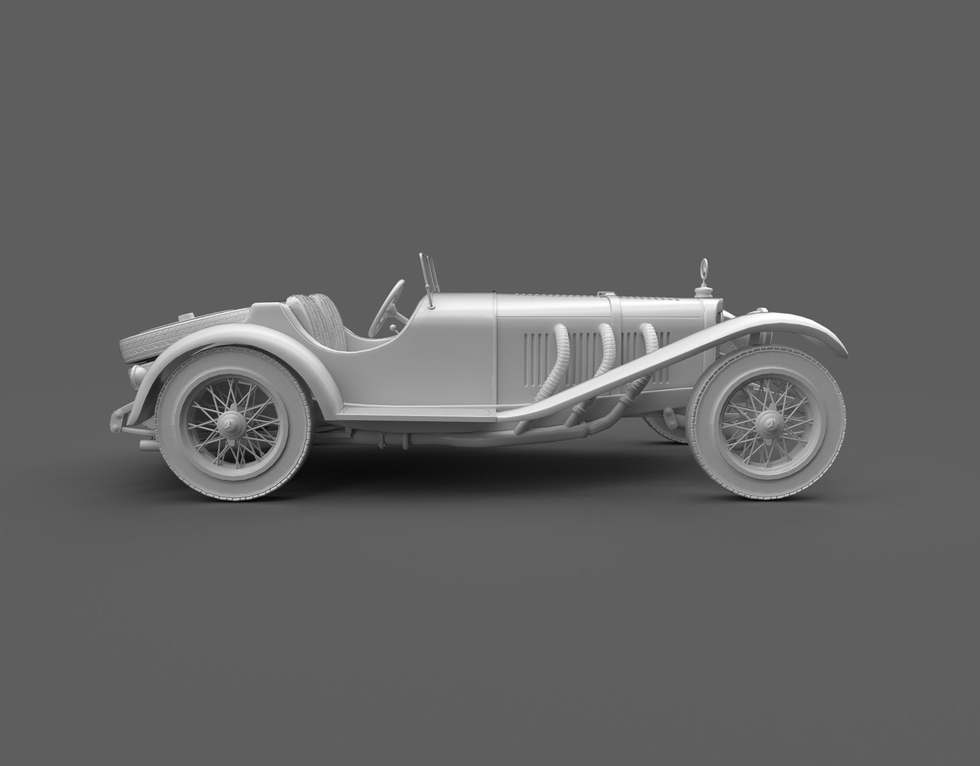MERCEDES-BENZ SSK 1928 3D - TurboSquid 2139010