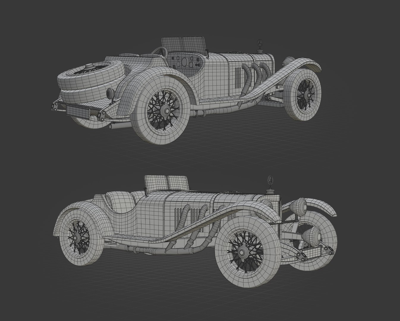 MERCEDES-BENZ SSK 1928 3D - TurboSquid 2139010