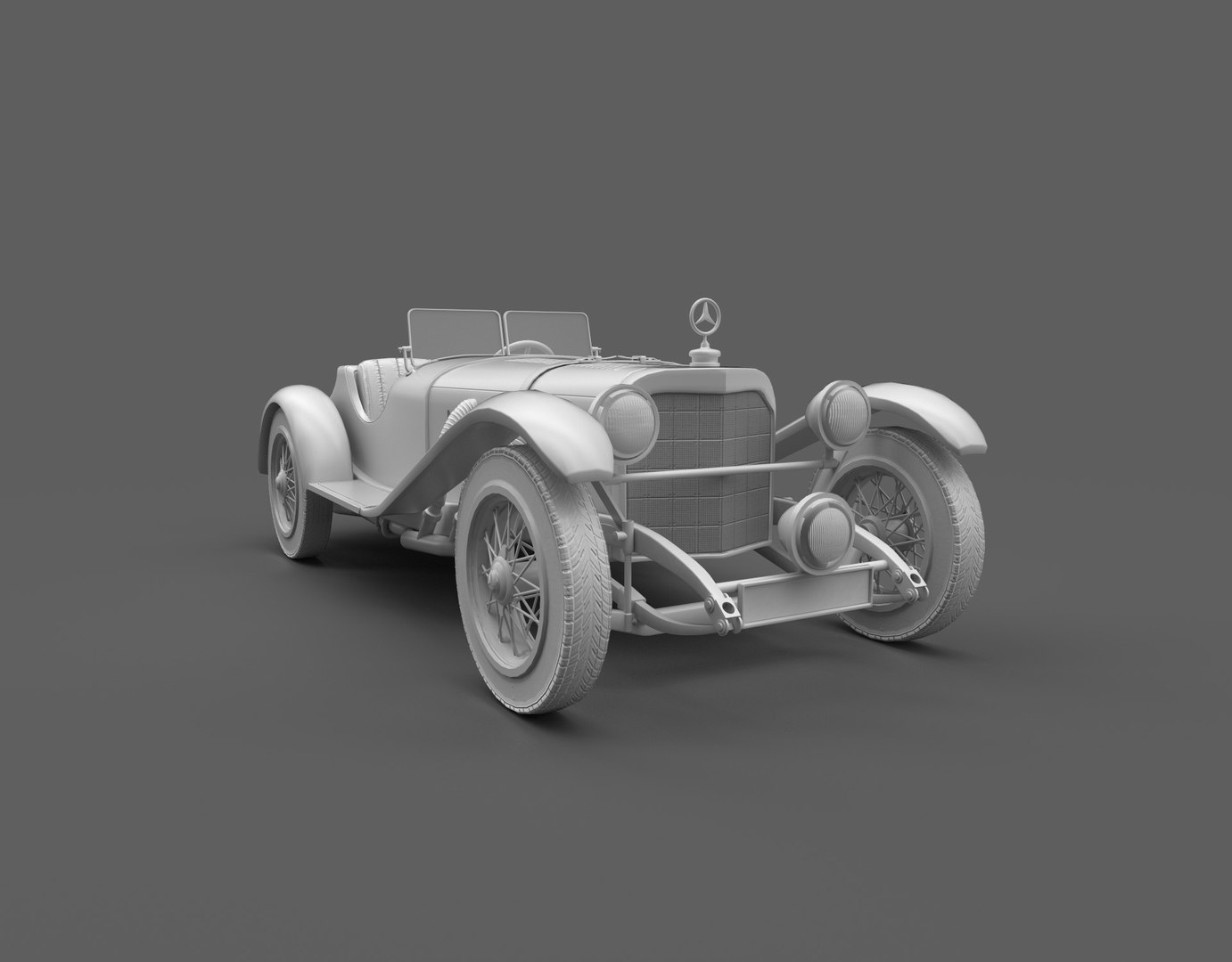 MERCEDES-BENZ SSK 1928 3D - TurboSquid 2139010