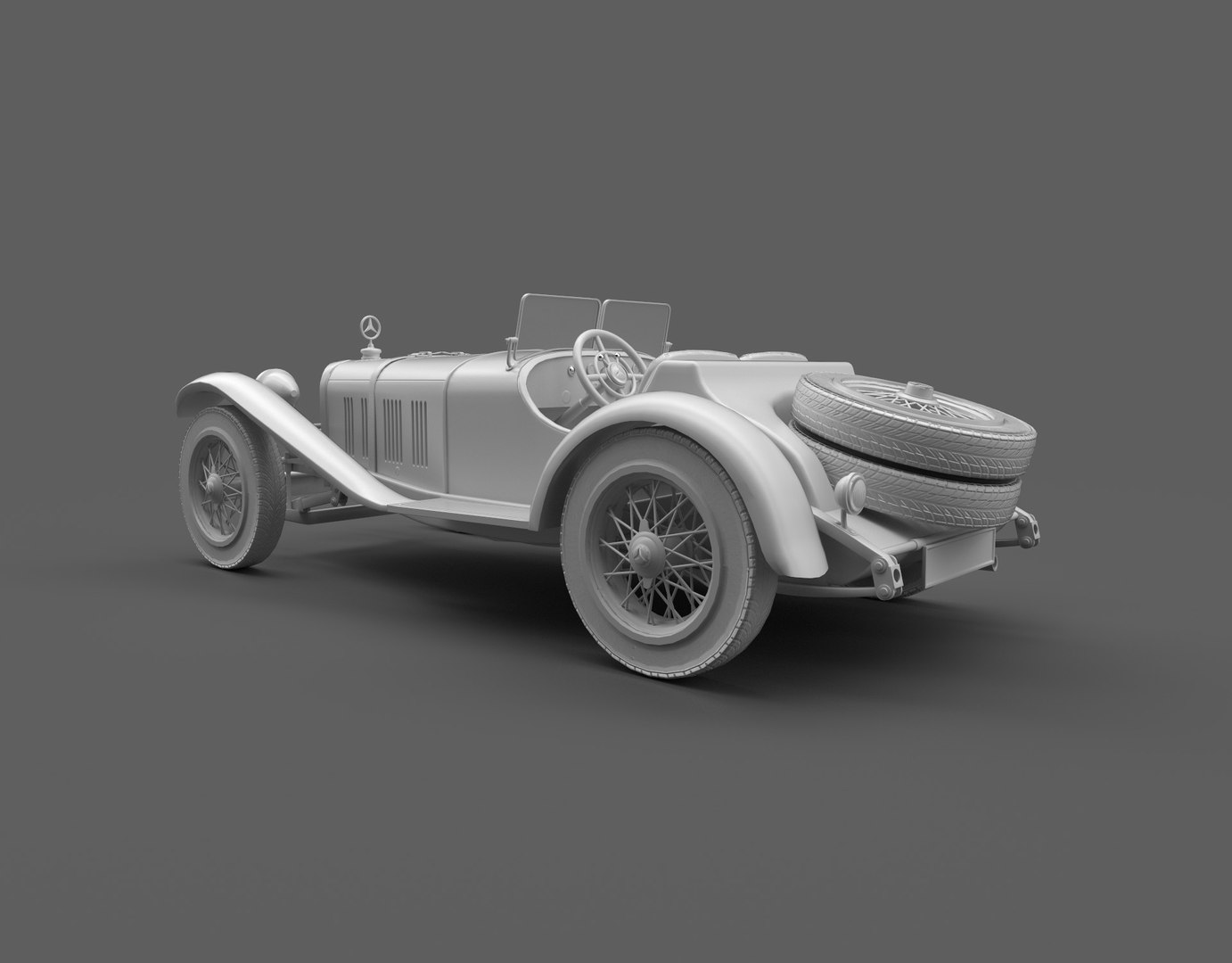 MERCEDES-BENZ SSK 1928 3D - TurboSquid 2139010