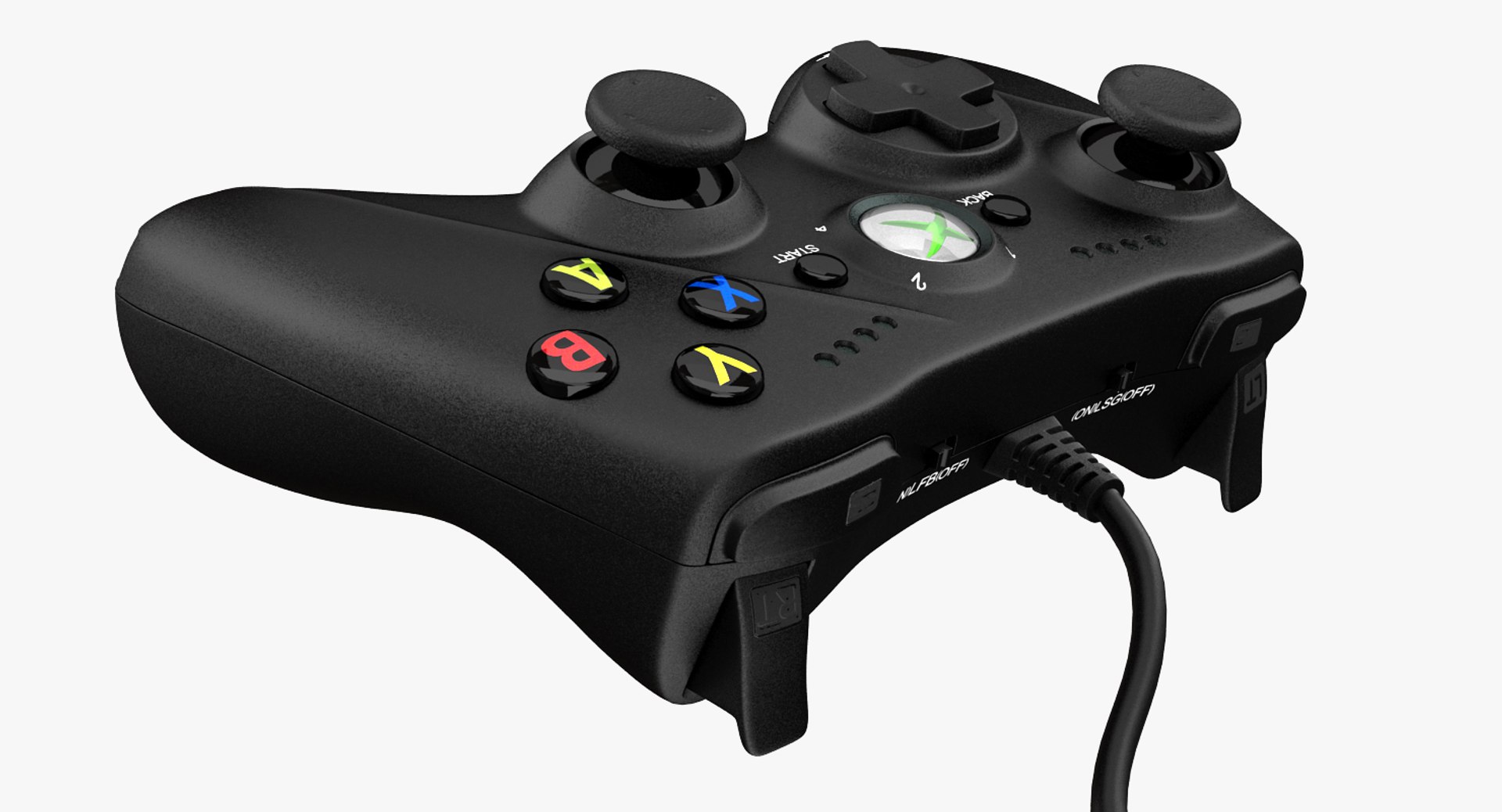 Wired Gamepad Xbox 360 3D - TurboSquid 1178151