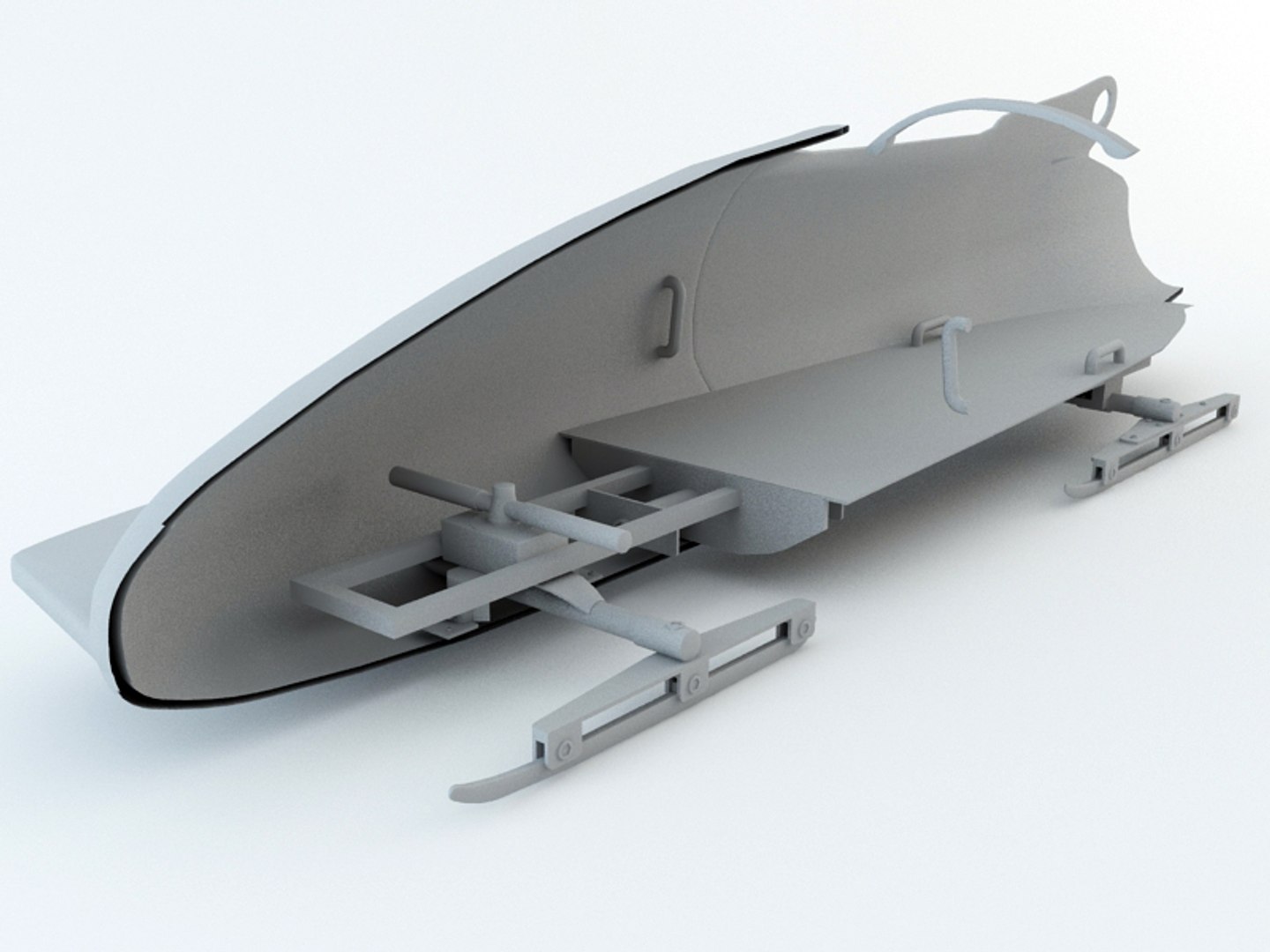 Bobsleigh Skeleton Luge Sleds 3d 3ds