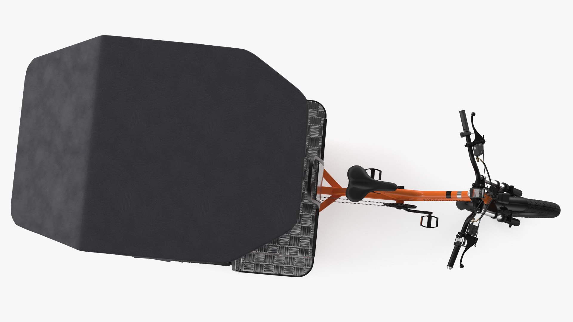 3D Rad Power Bike RadBurro With Passenger Seat Rigged Model ...