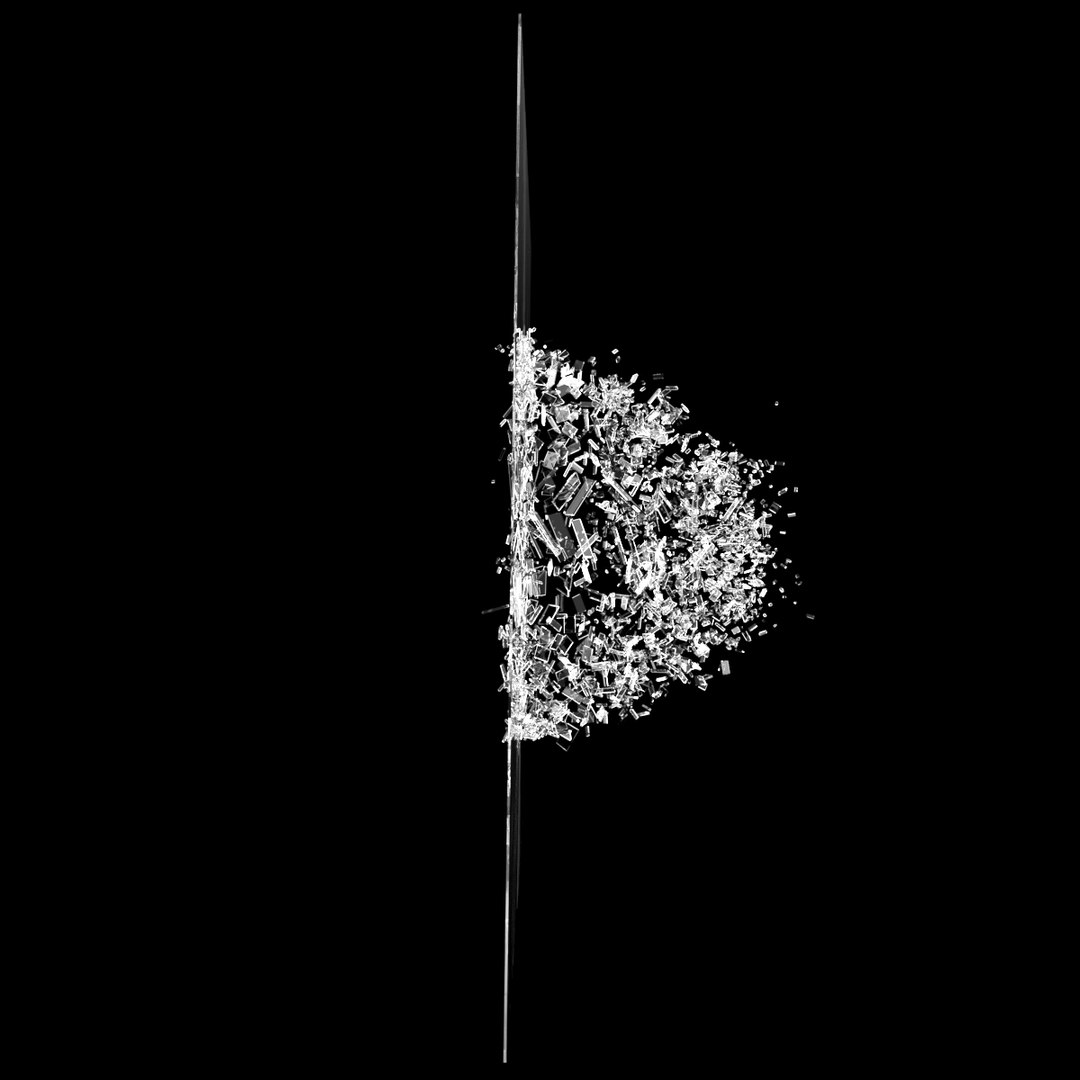 3D Broken Glass 2 - TurboSquid 1340959