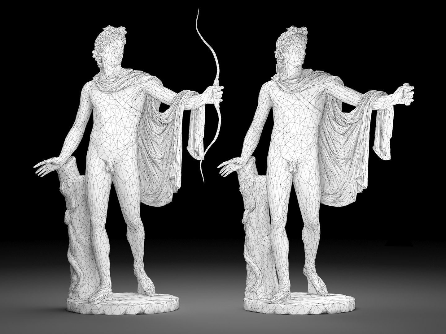 3D Apollo statue collection - TurboSquid 1865442
