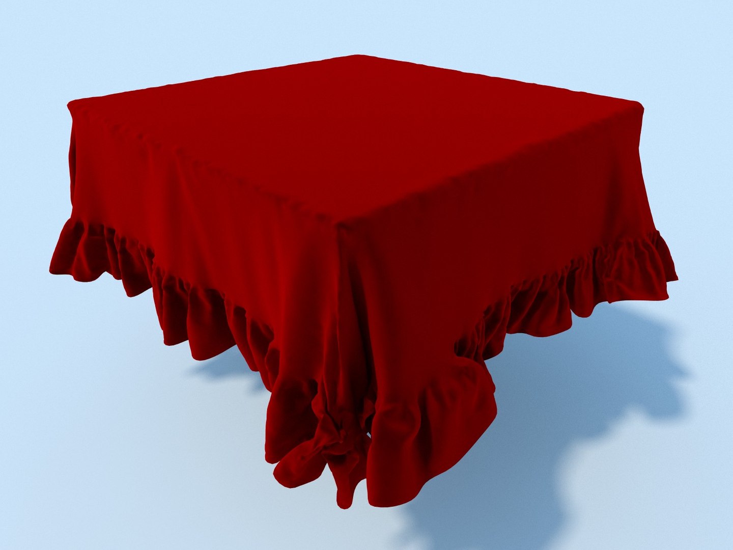 3dsmax Table Cloth Tablecloth