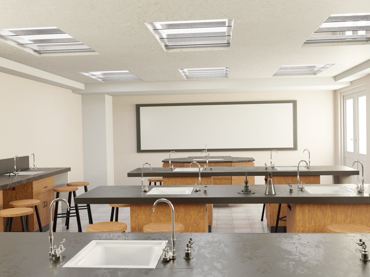 High School Laboratory 3D Model - TurboSquid 1867630