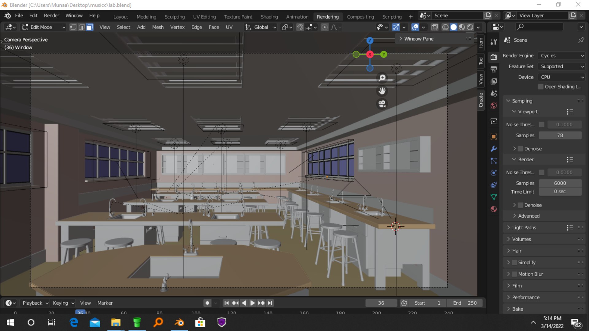 High School Laboratory 3D Model - TurboSquid 1867630