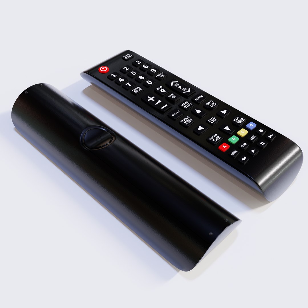 3D TV Remote Control - TurboSquid 1764698