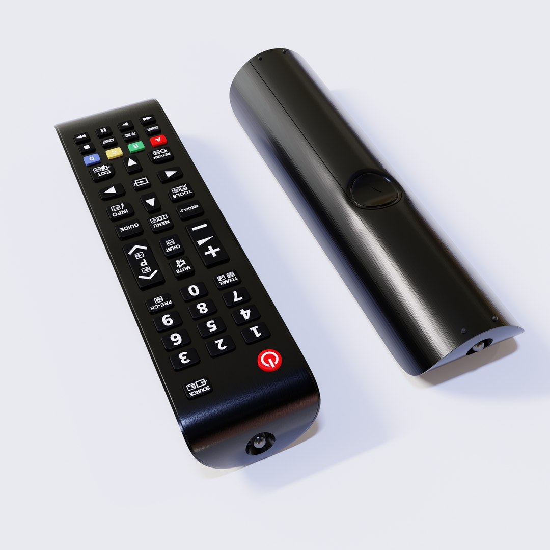 3D TV Remote Control - TurboSquid 1764698