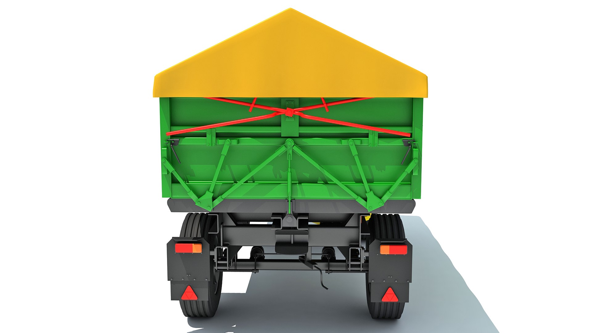 Farm Trailer 3D Model - TurboSquid 2011543