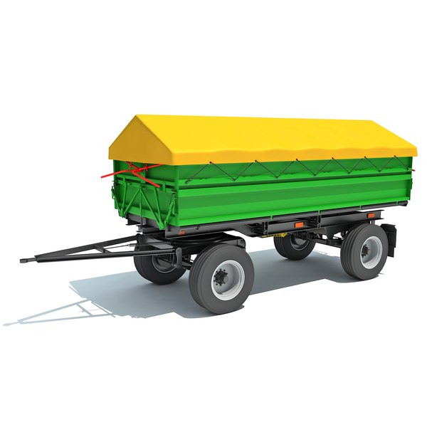 Farm Trailer 3D model - TurboSquid 2011543