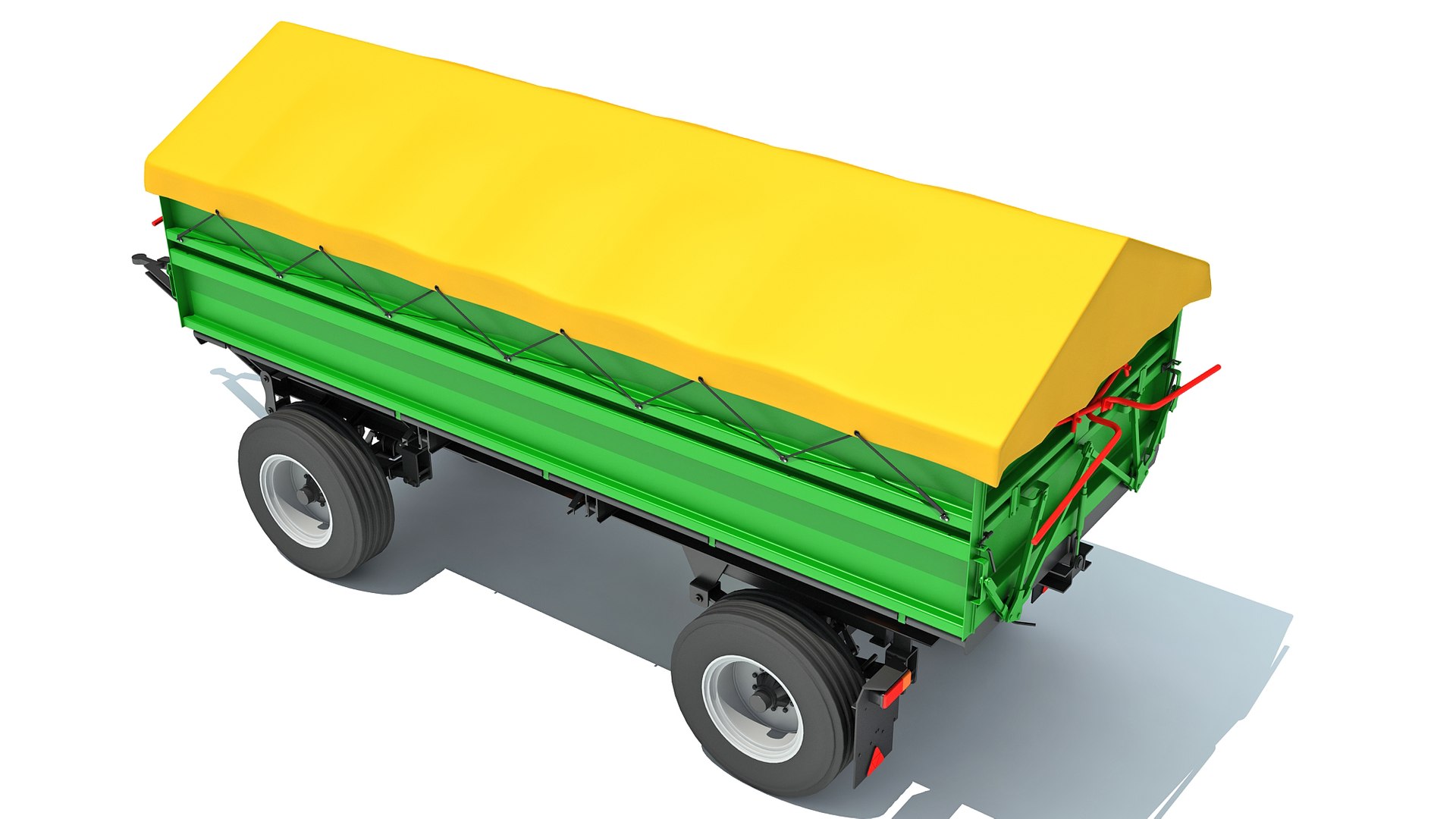 Farm Trailer 3D Model - TurboSquid 2011543