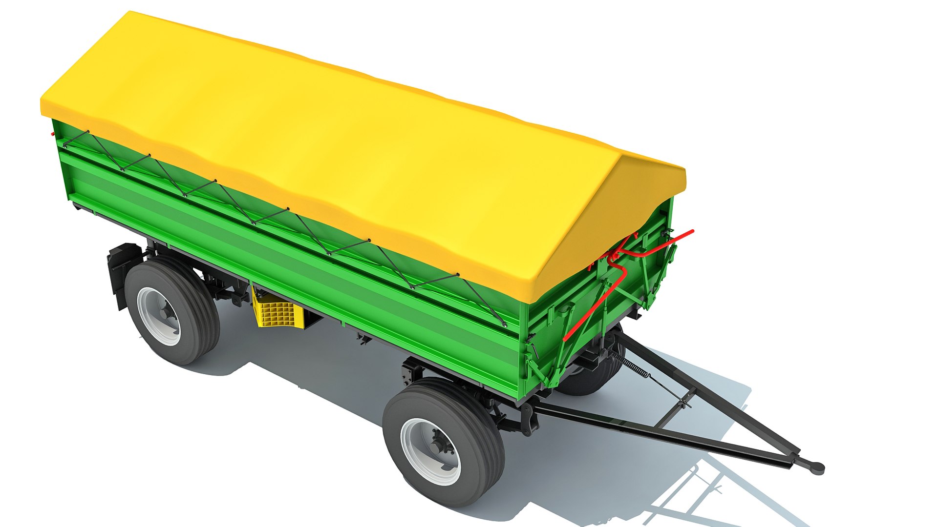 Farm Trailer 3D Model - TurboSquid 2011543