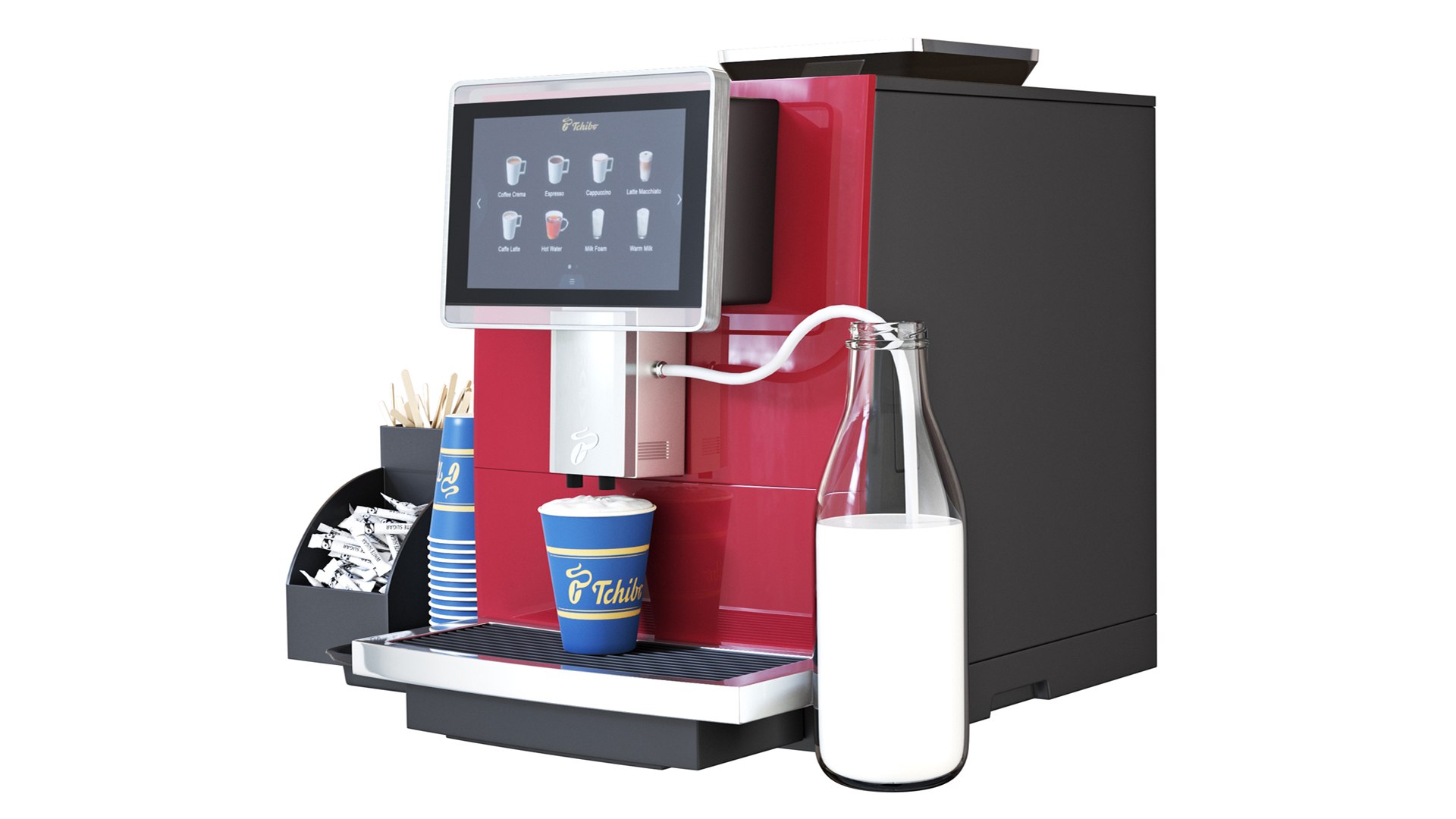 3D Tchibo Office Coffee Machine Model - TurboSquid 2319173