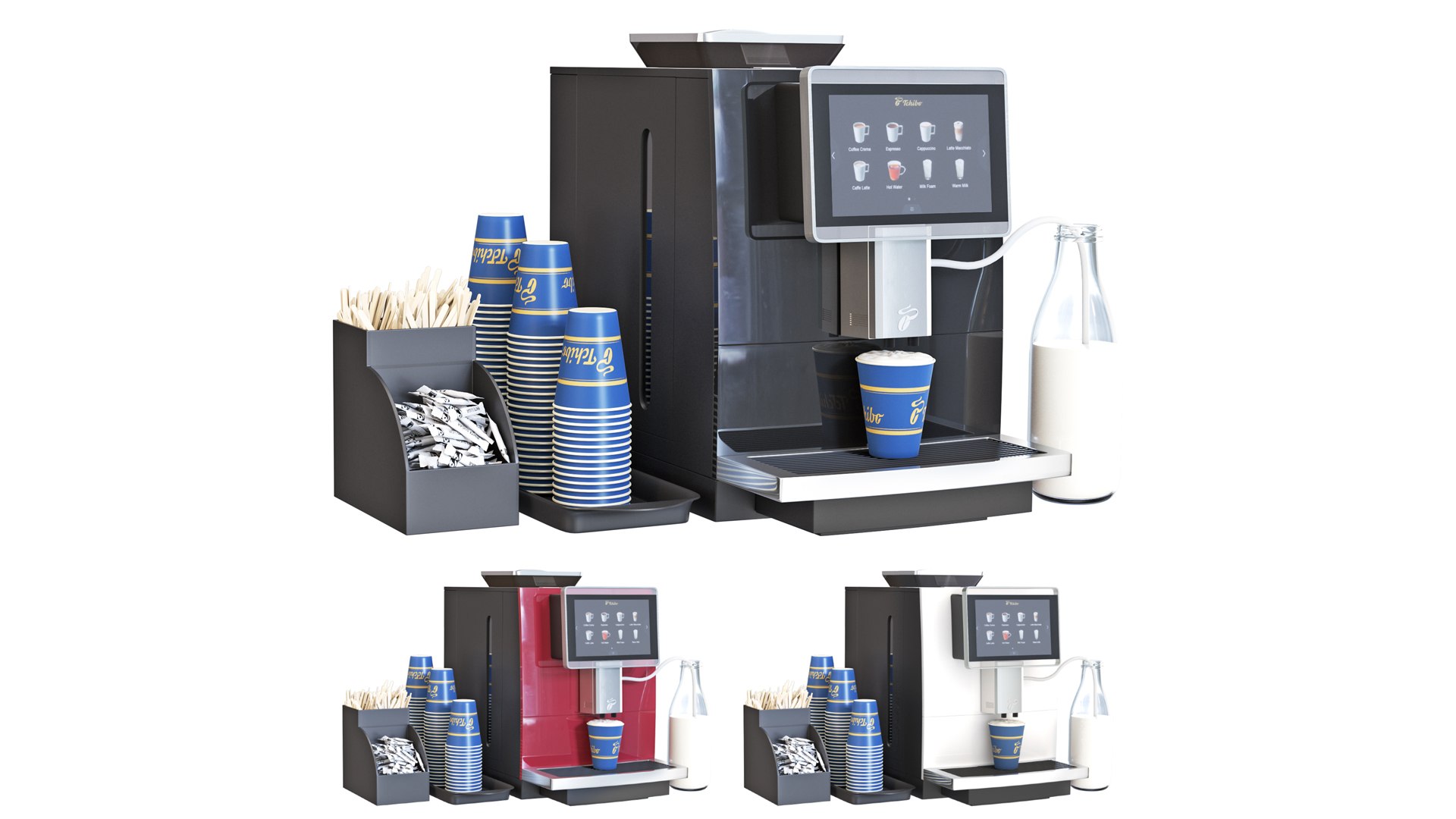 3D Tchibo Office Coffee Machine Model - TurboSquid 2319173