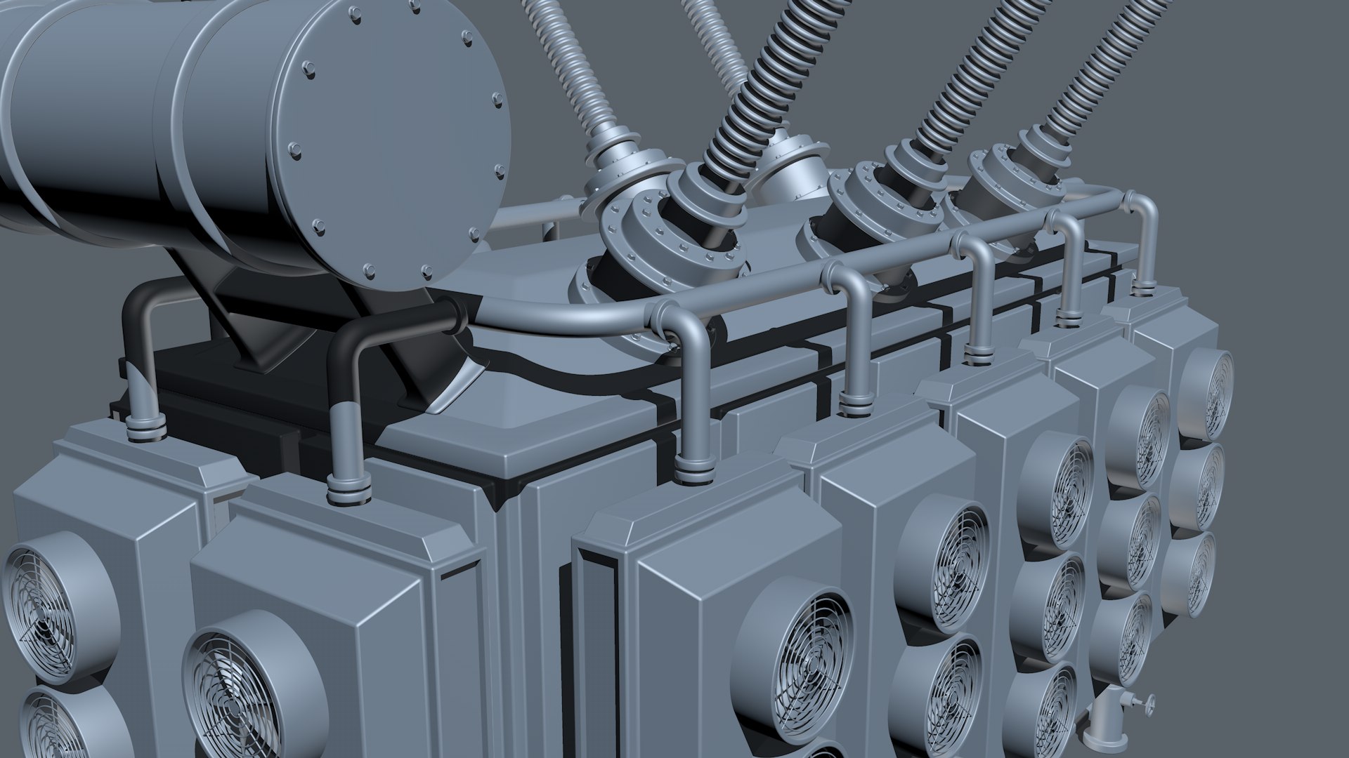 3d Power Station Model