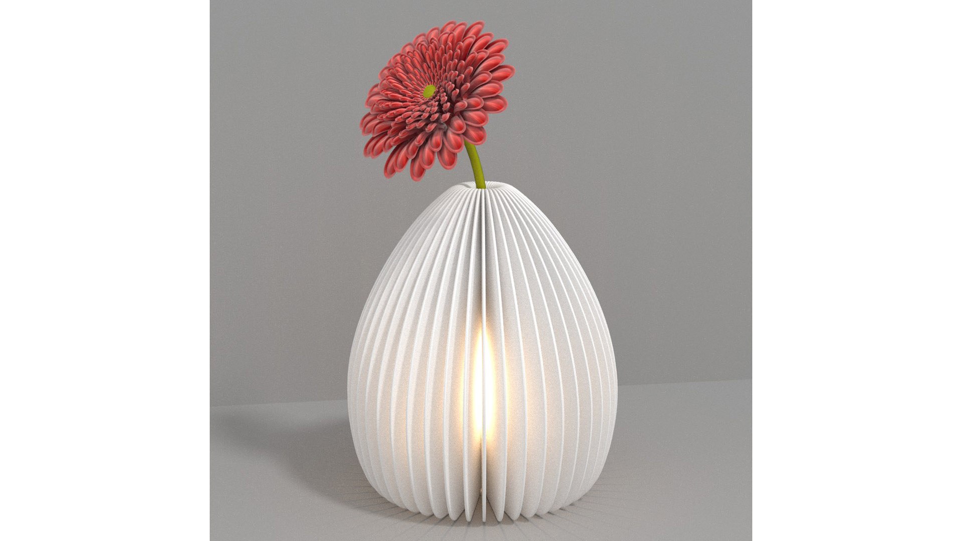 3D model Smart Vase Light Gingko design - TurboSquid 2054373