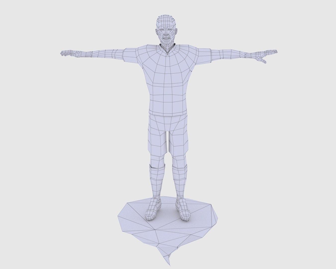 Ready Football Soccer Player Model - TurboSquid 1204827