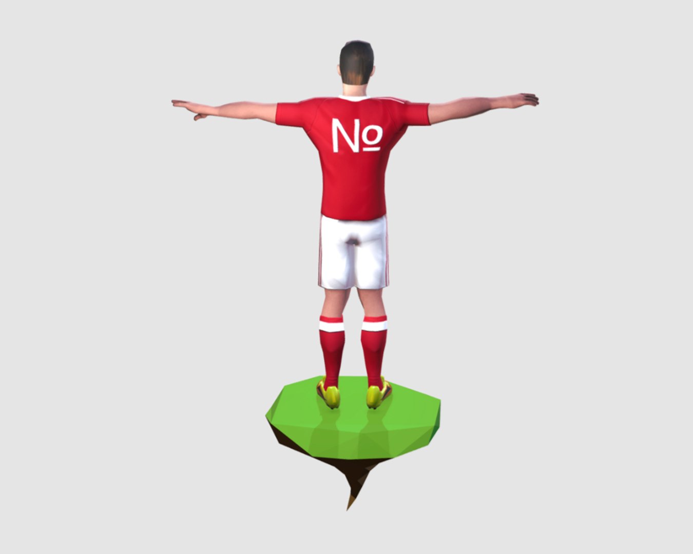 Ready Football Soccer Player Model - TurboSquid 1204827