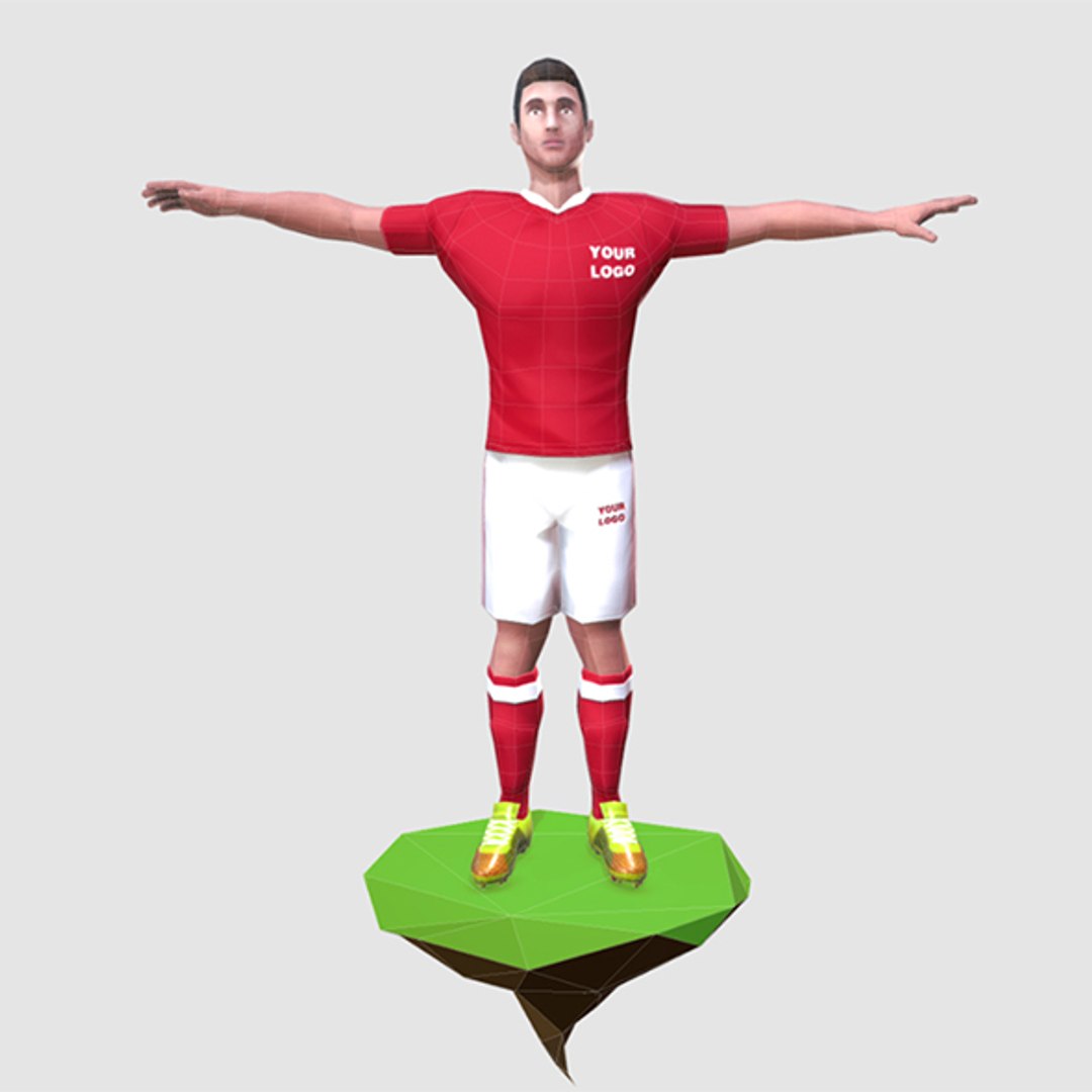 Ready Football Soccer Player Model - TurboSquid 1204827
