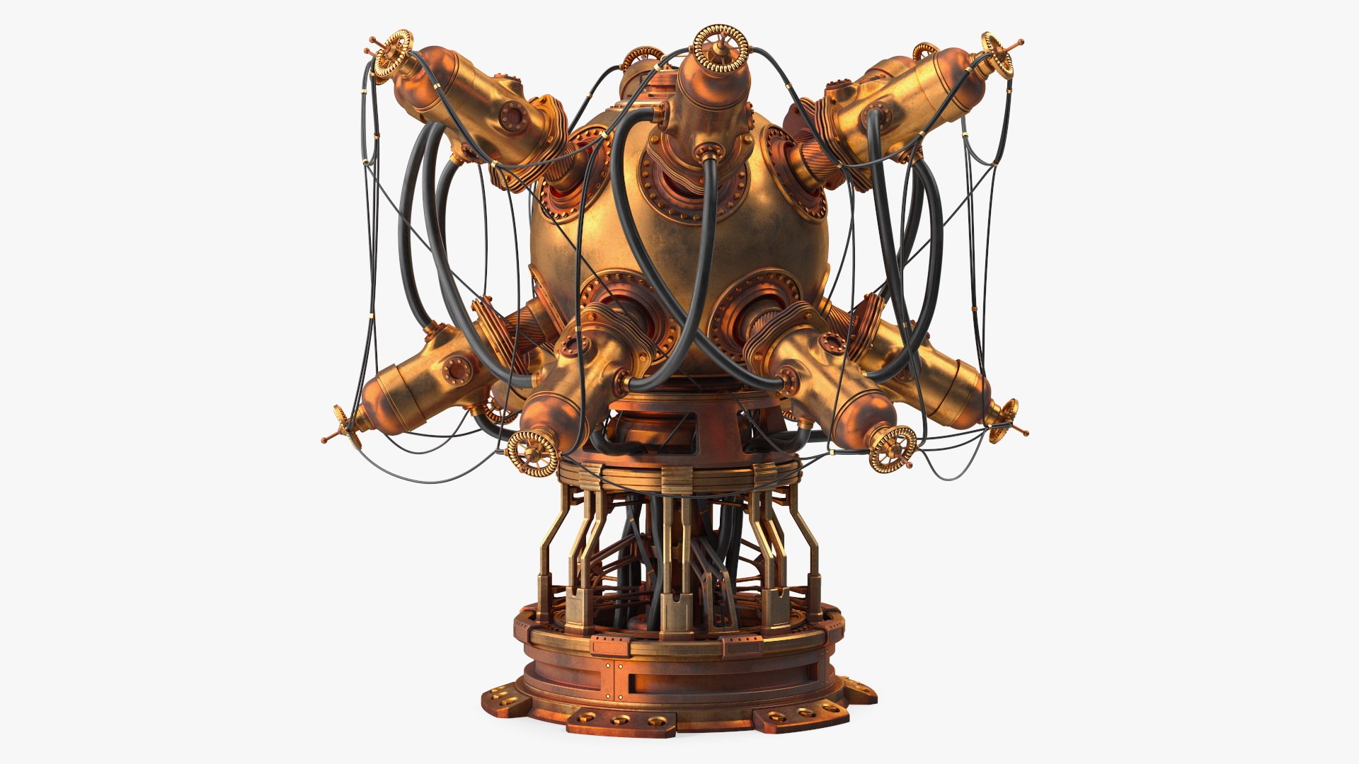 3D Model Steampunk Reactor - TurboSquid 2222161