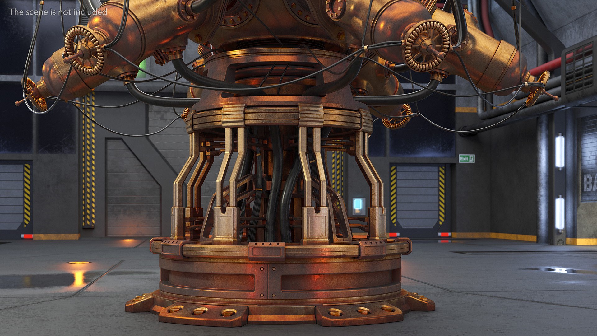 3D Model Steampunk Reactor - TurboSquid 2222161