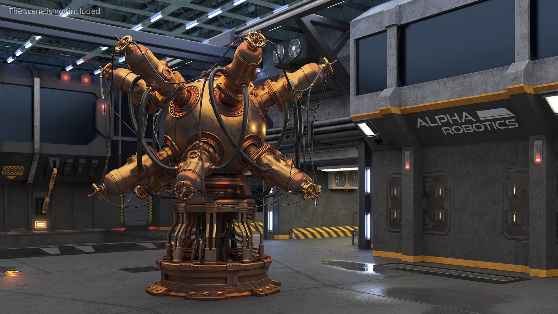 3D Model Steampunk Reactor - TurboSquid 2222161