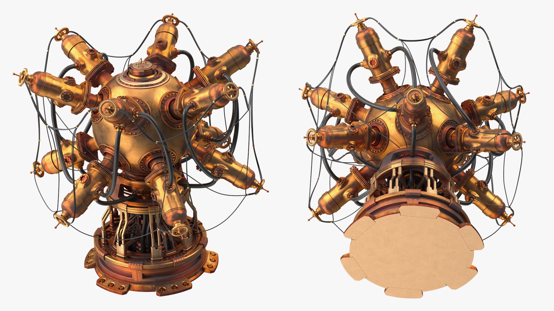 3D Model Steampunk Reactor - TurboSquid 2222161
