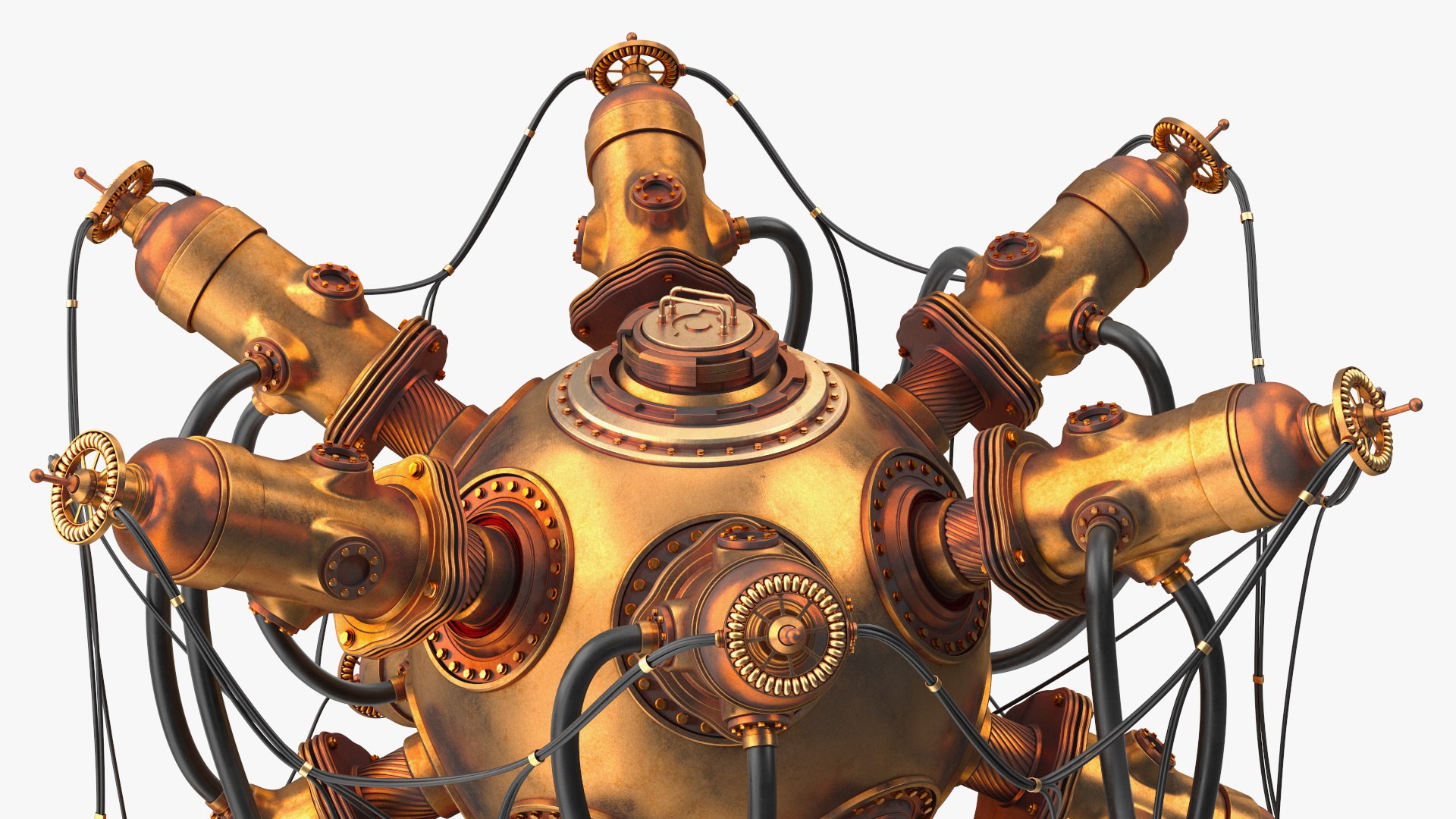 3D Model Steampunk Reactor - TurboSquid 2222161