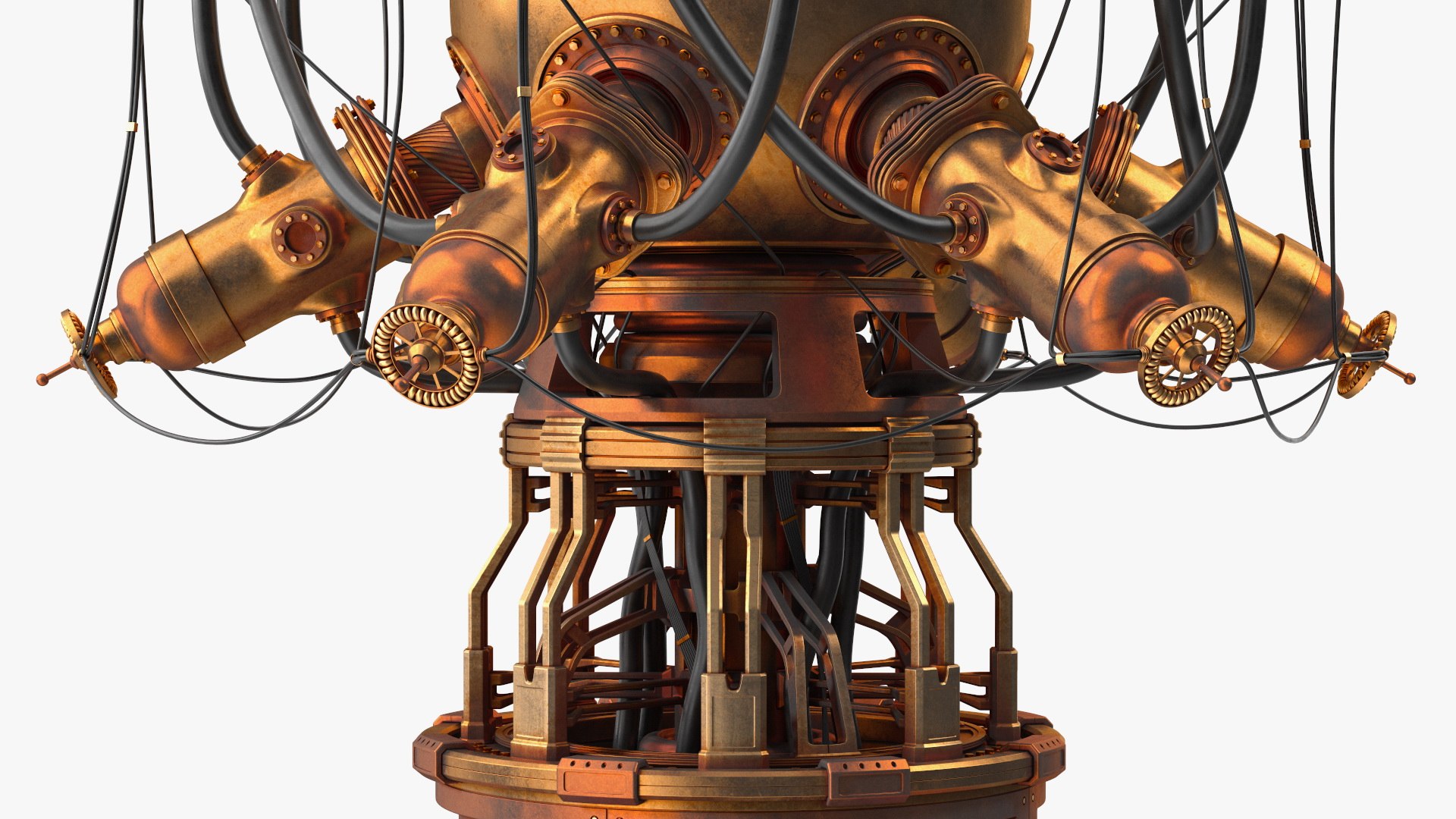 3D Model Steampunk Reactor - TurboSquid 2222161