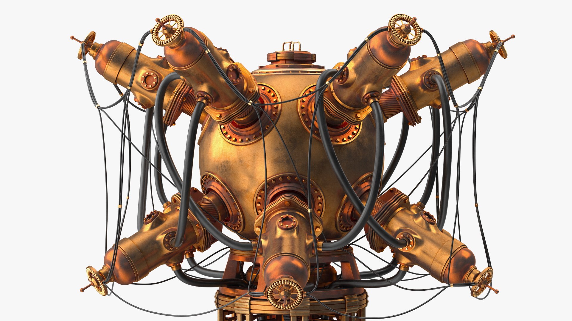 3D Model Steampunk Reactor - TurboSquid 2222161