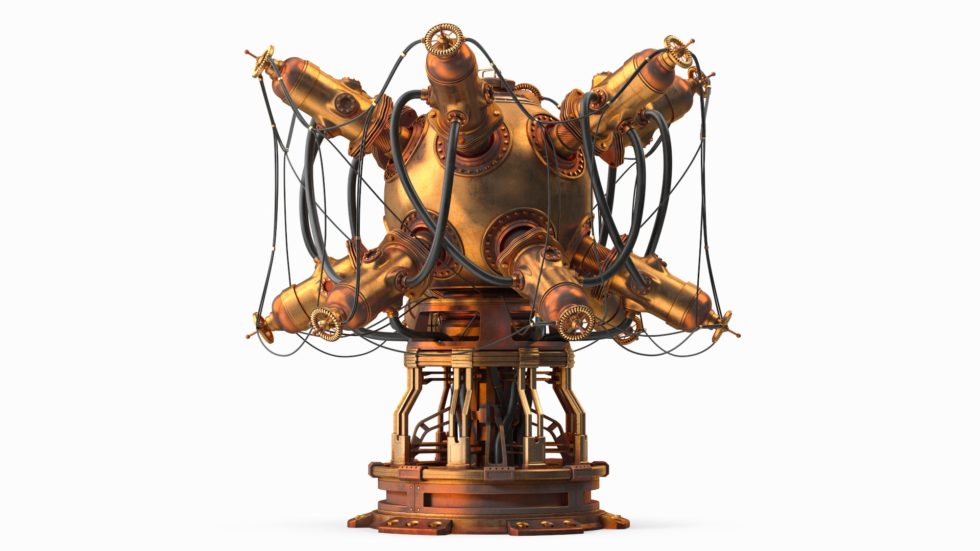 3D Model Steampunk Reactor - TurboSquid 2222161
