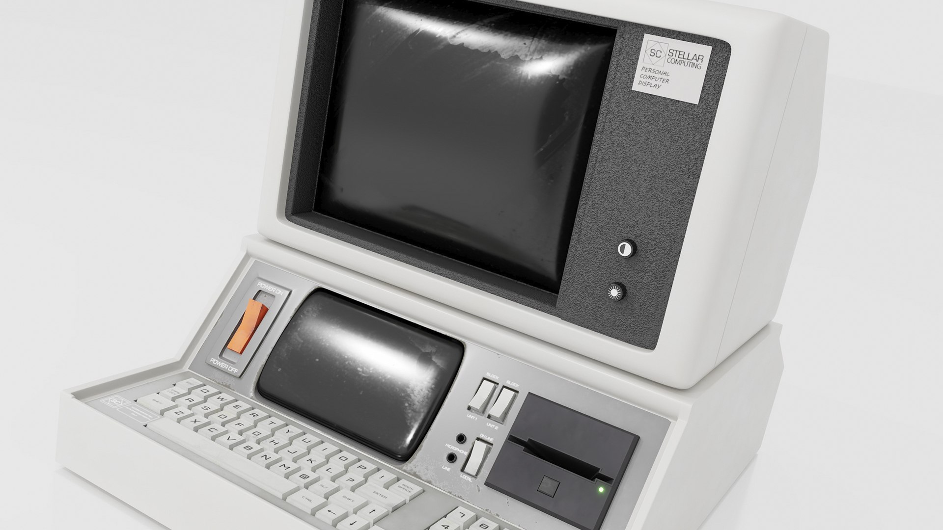 Retro Computer SC 3D Model - TurboSquid 1855414