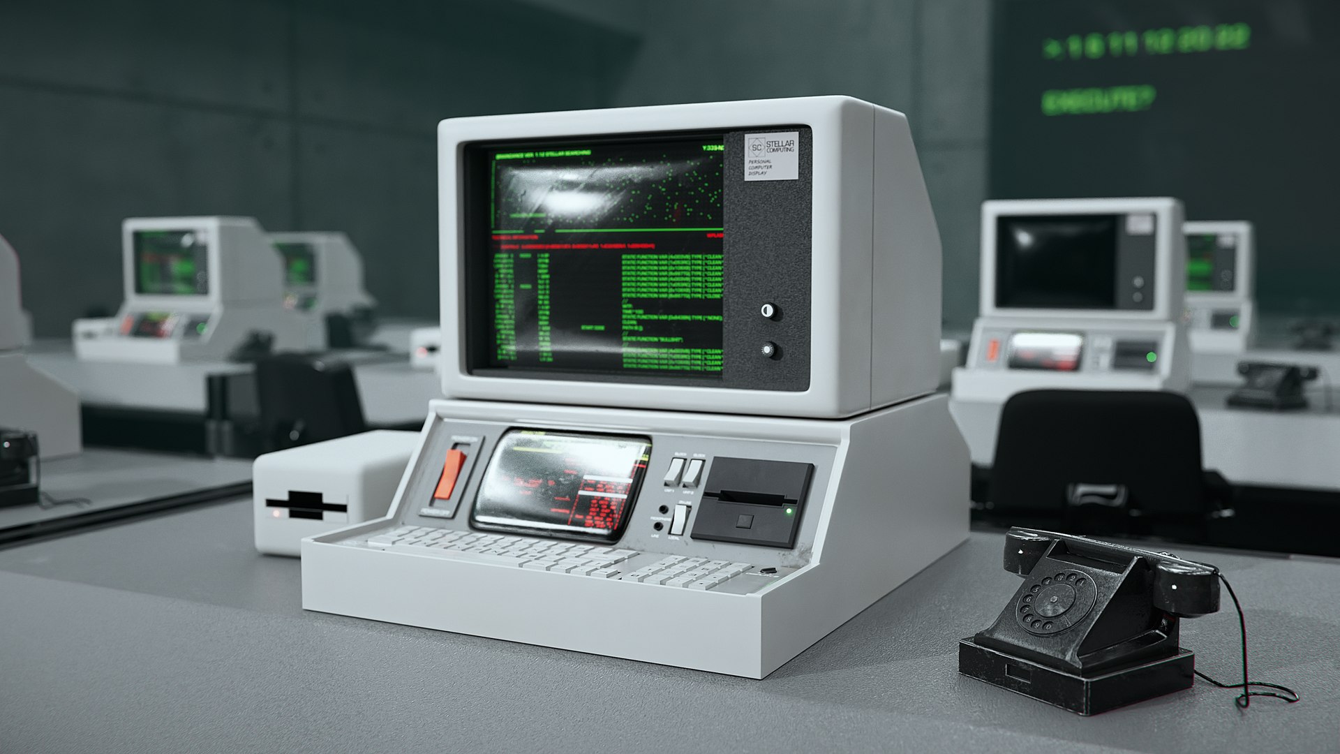 Retro Computer SC 3D Model - TurboSquid 1855414