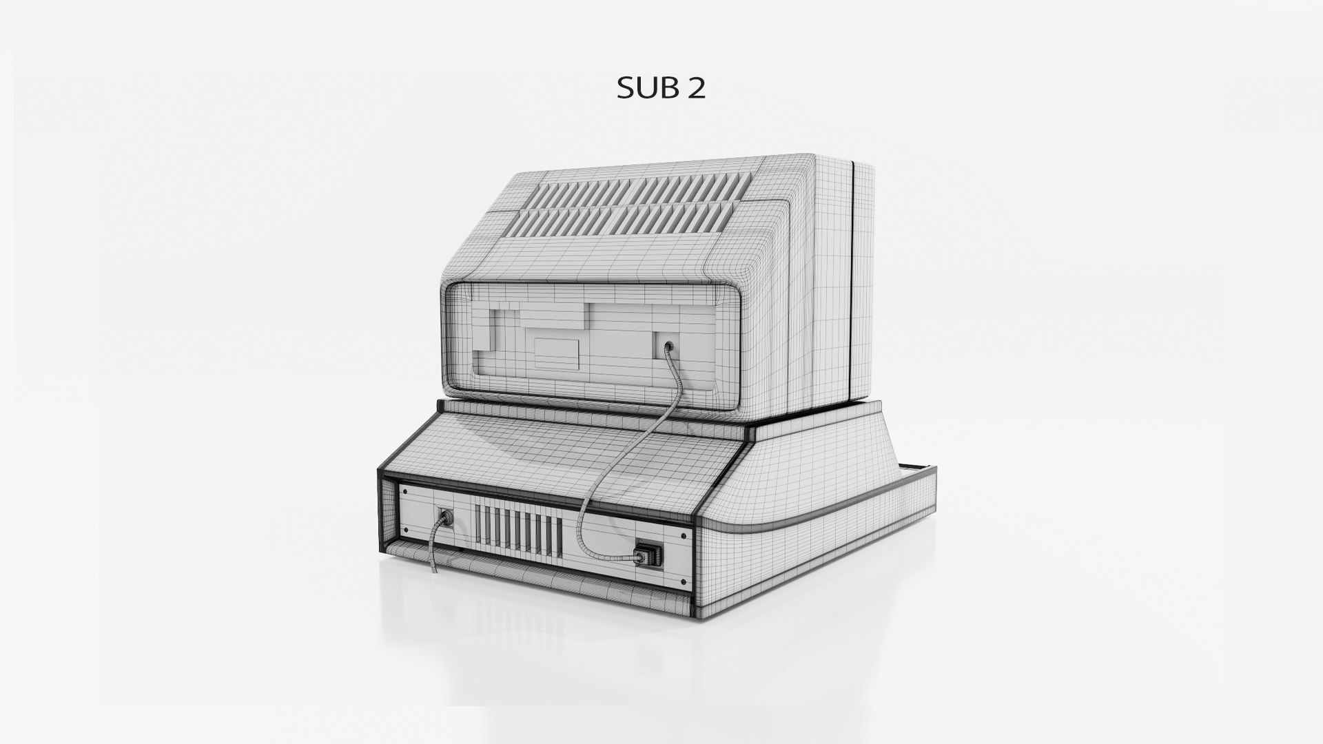 Retro Computer SC 3D Model - TurboSquid 1855414