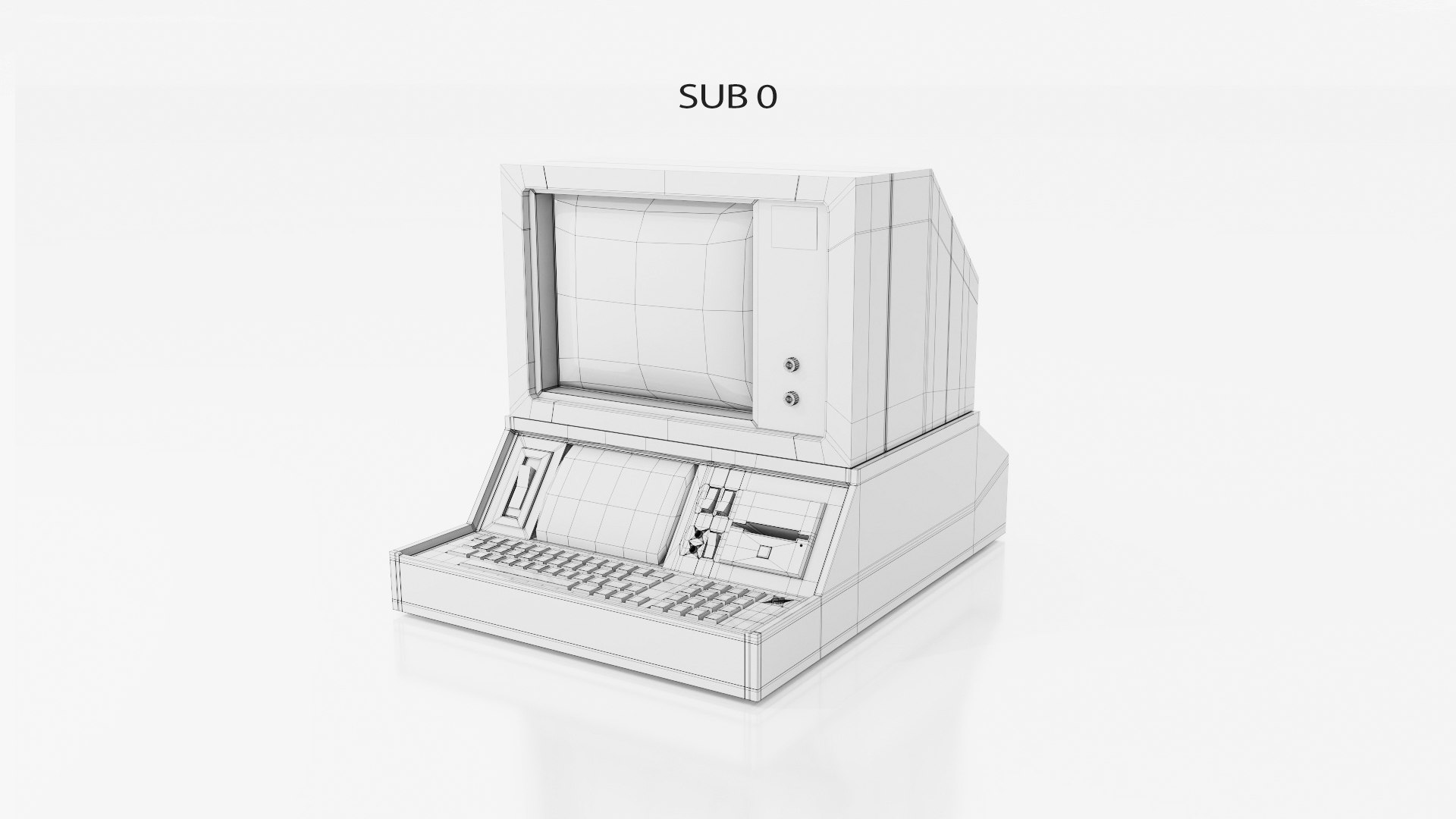 Retro Computer SC 3D Model - TurboSquid 1855414