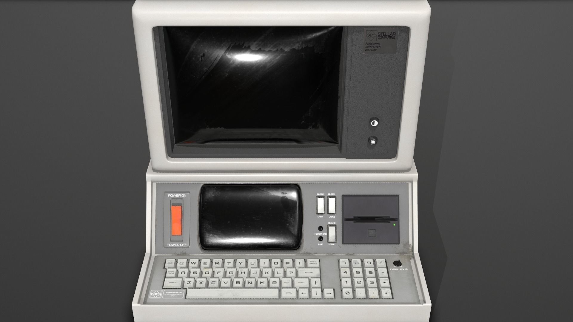 Retro Computer SC 3D Model - TurboSquid 1855414