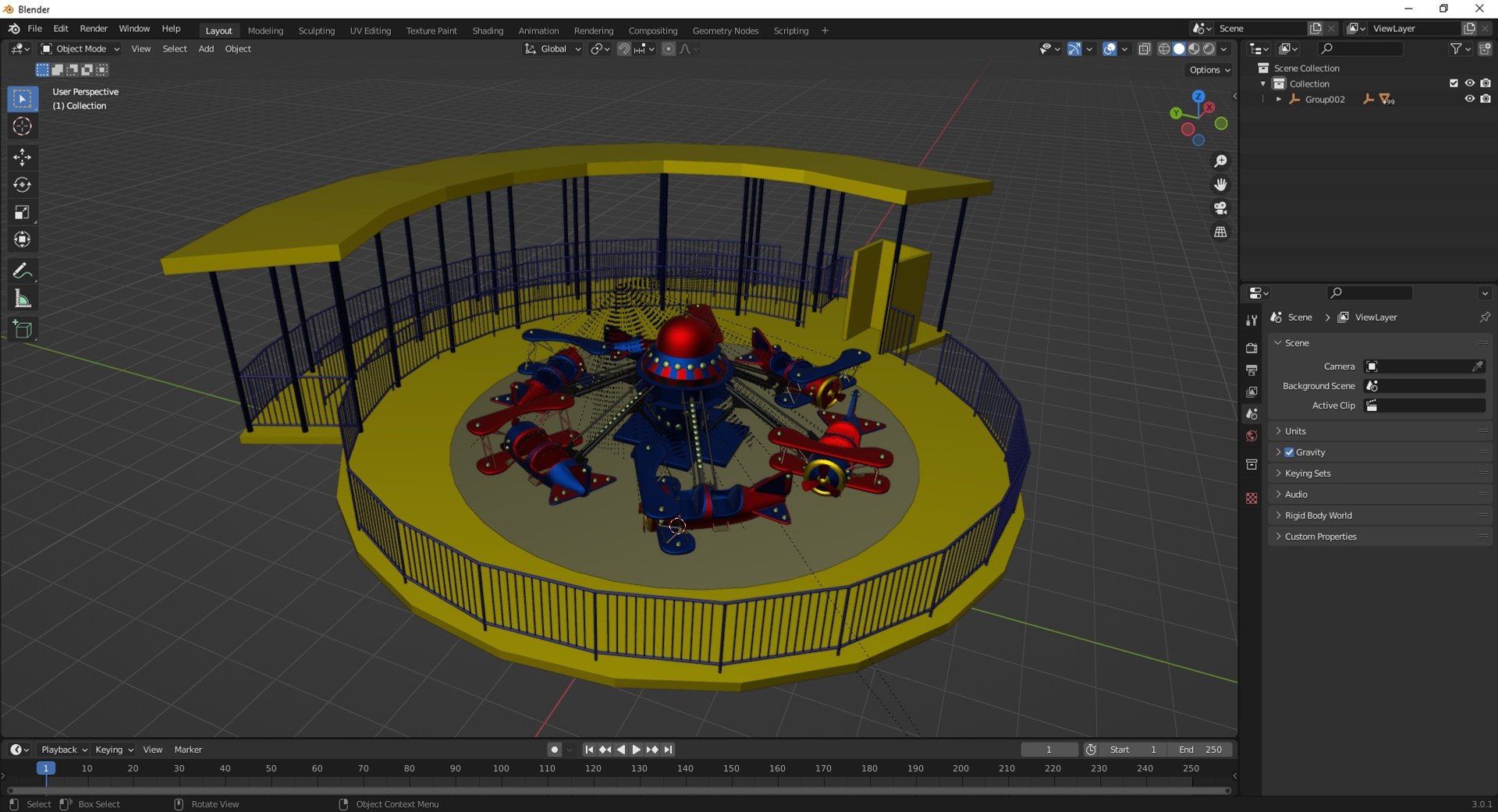 3D Aircraft Rides Model - TurboSquid 1974987