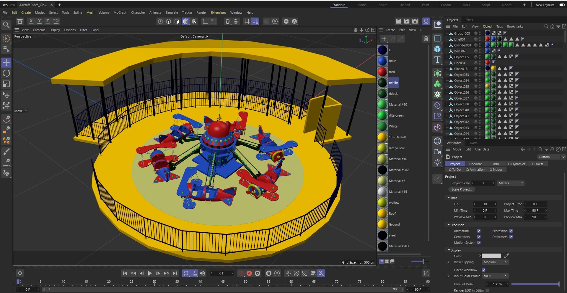 3D Aircraft Rides Model - TurboSquid 1974987