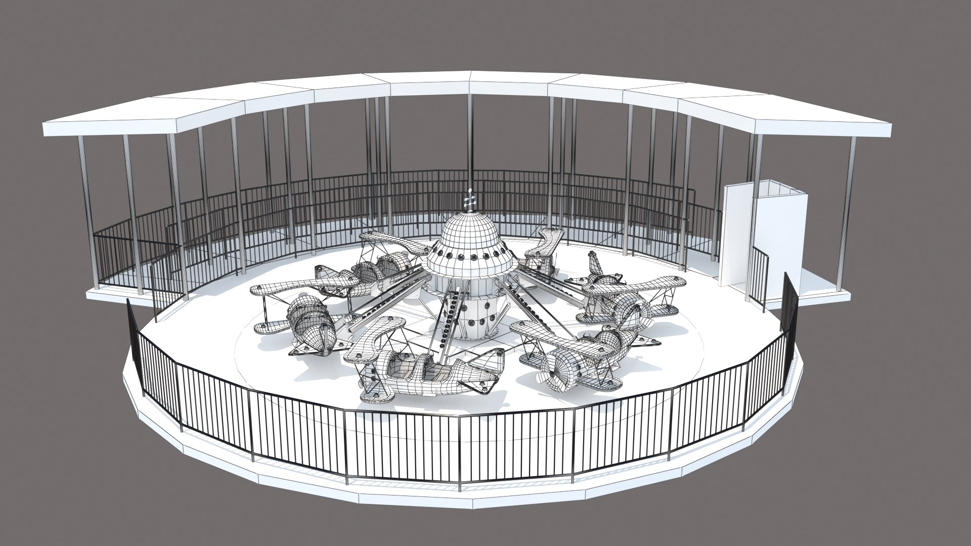 3D Aircraft Rides Model - TurboSquid 1974987