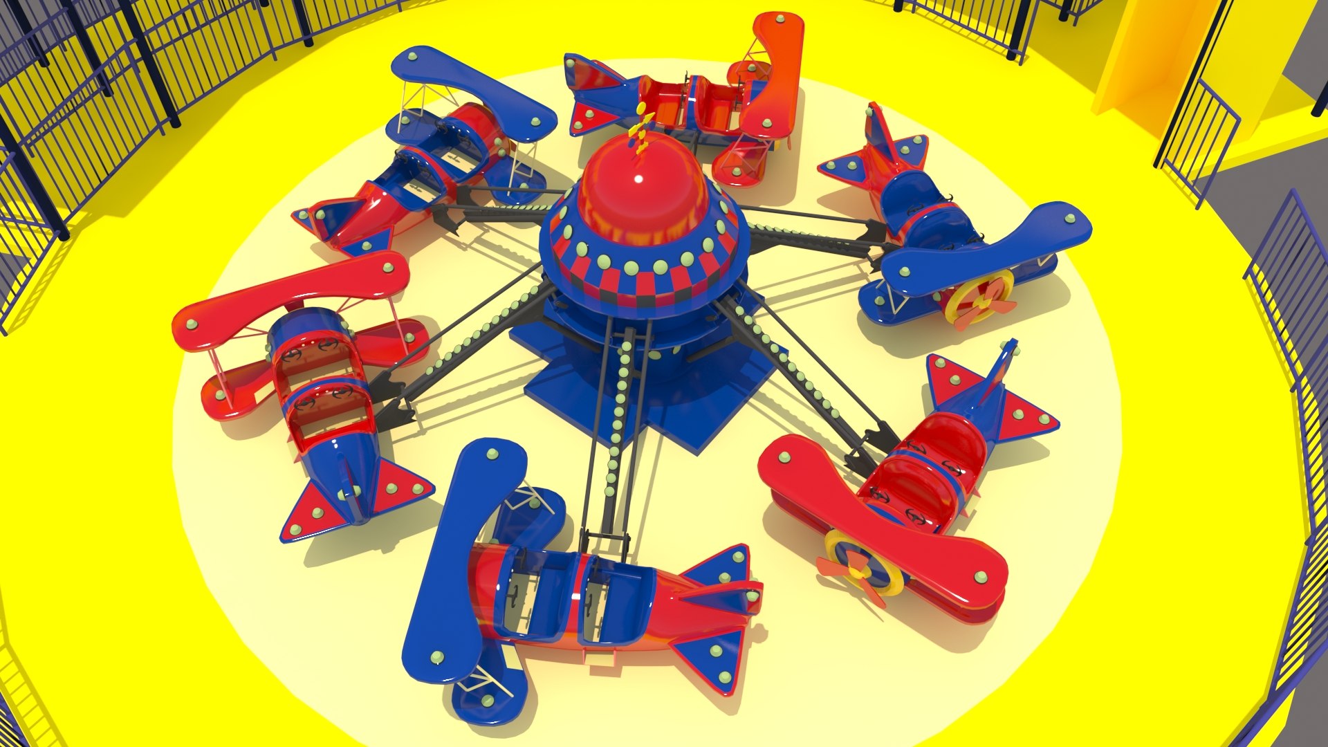 3D Aircraft Rides Model - TurboSquid 1974987